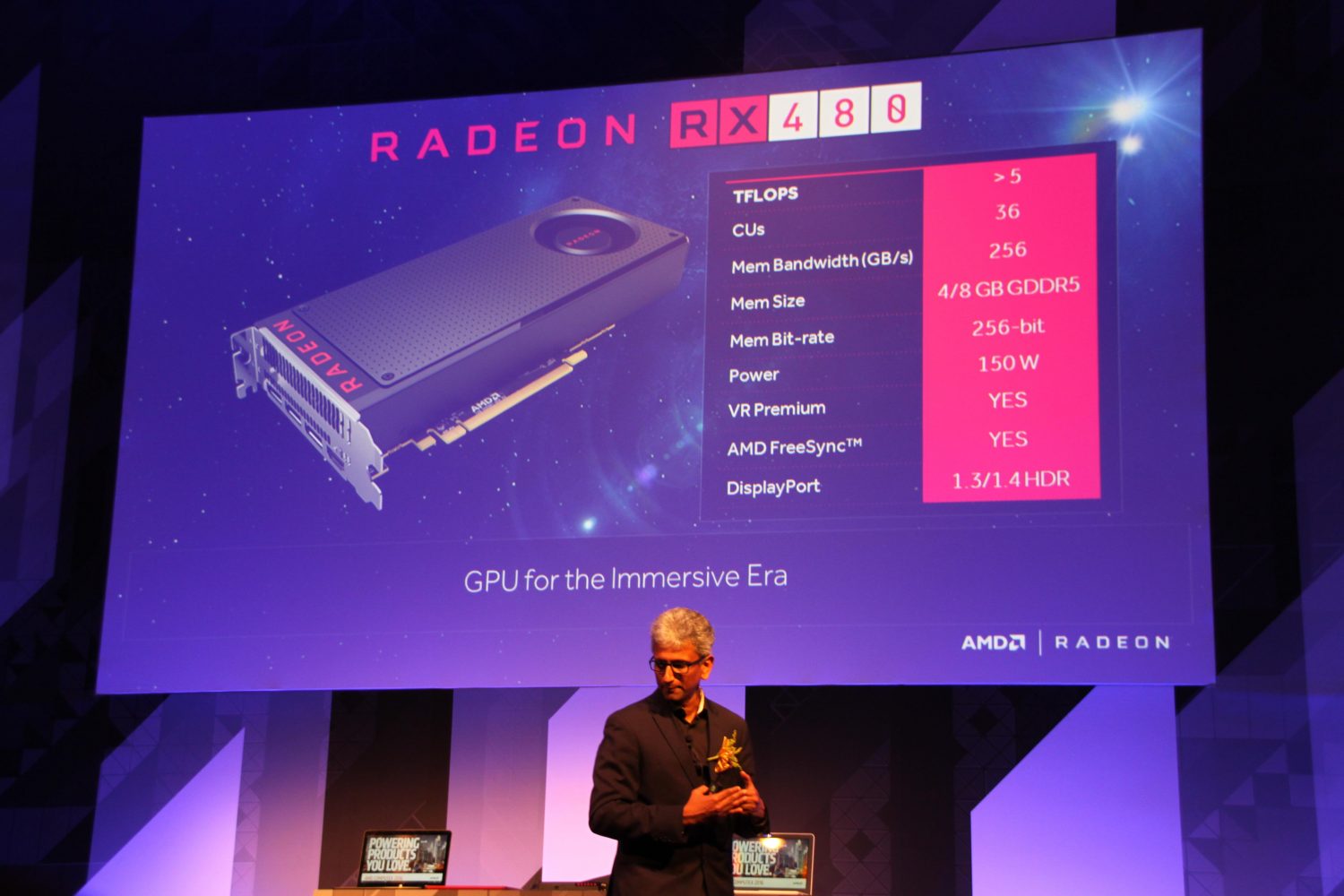 AMD dévoile sa carte graphique "VR Ready" Radeon RX 480