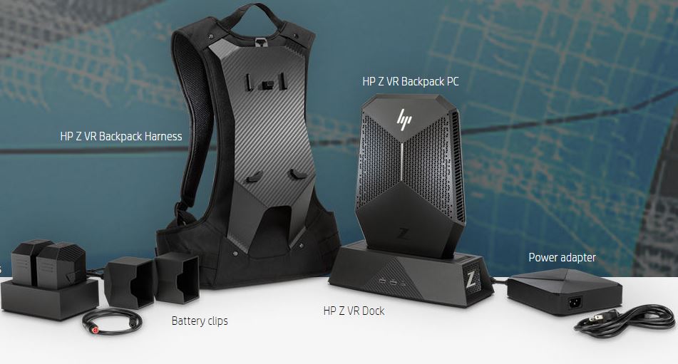 HP Z VR Backpack : Un PC de bureau à emporter sur le dos