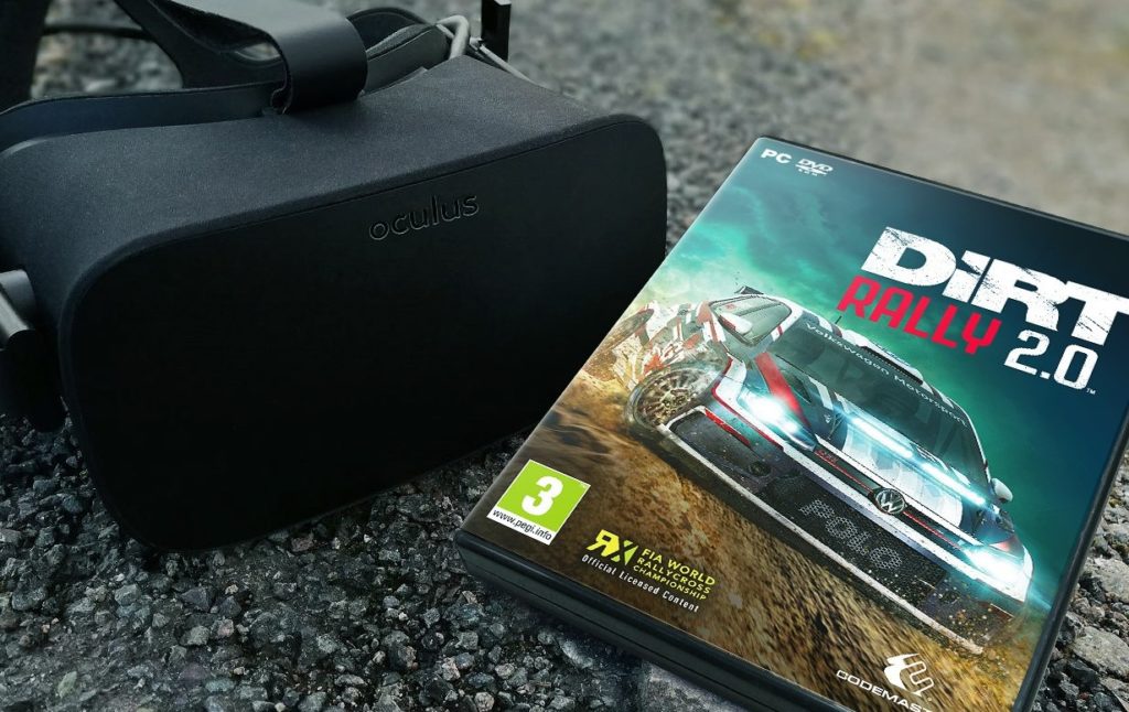 DiRT Rally 2.0 : Une compatibilité VR uniquement pour Oculus Rift