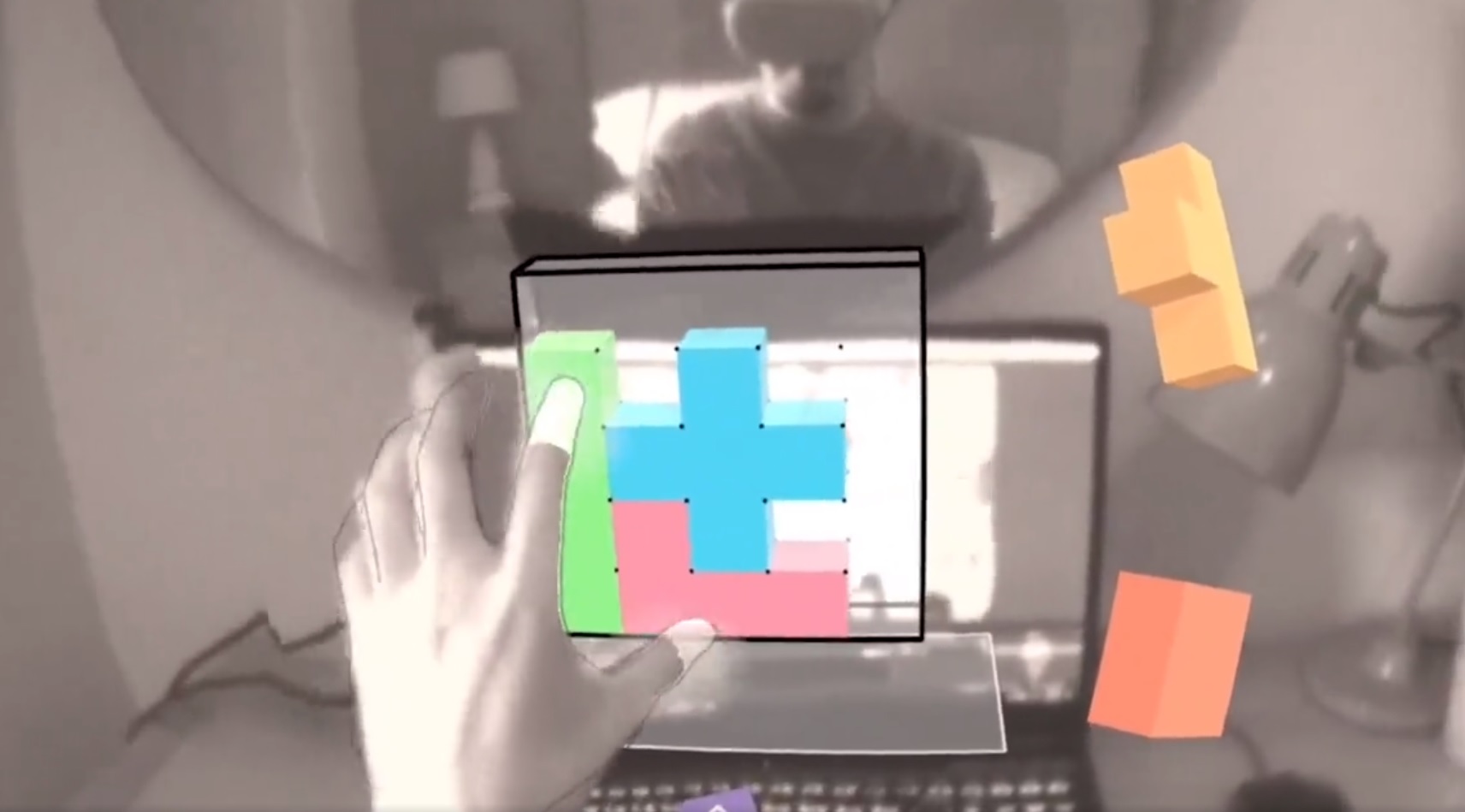 Cubism bientôt jouable en réalité augmentée avec les mains sur Oculus Quest