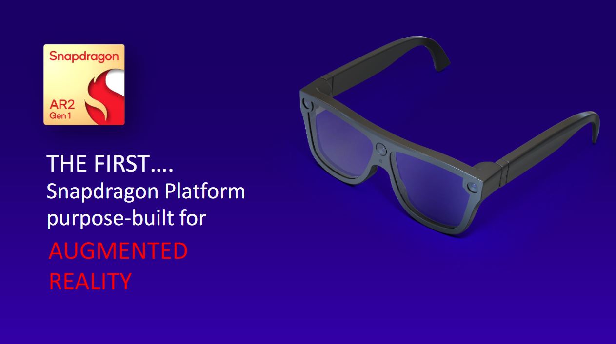 Snapdragon AR2 : Qualcomm lance sa plateforme pour lunettes de réalité ...
